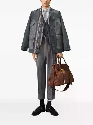 Thom Browne Chalk-stripe Wool Trousers