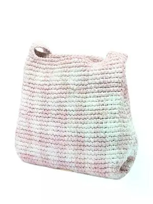 Prada Raffia Effect Crochet Crossbody Bag