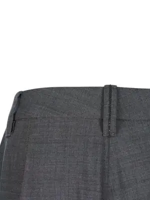 Brunello Cucinelli Pleated A-line Maxi Skirt