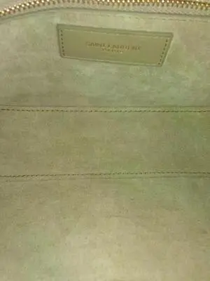 Saint Laurent Smooth Calfskin Le 5 A 7 Shoulder Bag - Green