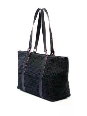 Fendi Zucchino Canvas Superstar Tote Bag