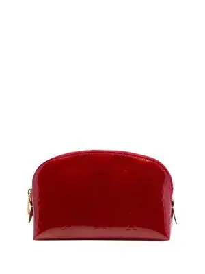 LOUIS VUITTON 2013 Monogram Vernis Cosmetic Pouch - Red