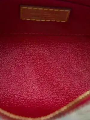 LOUIS VUITTON 2013 Monogram Vernis Cosmetic Pouch - Red