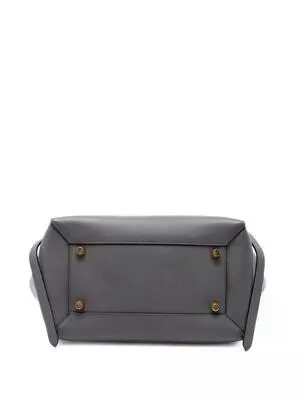 Celine 2017 Mini Leather Belt Bag Satchel - Grey