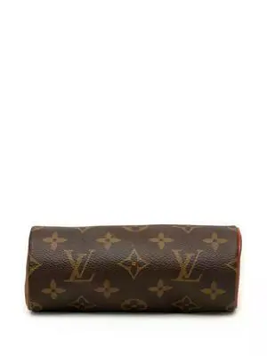 LOUIS VUITTON Monogram Papillon Pochette Handbag - Brown
