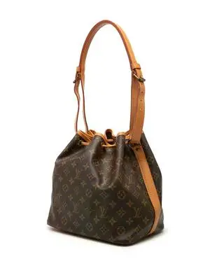 LOUIS VUITTON Monogram Petit Noe Bucket Bag