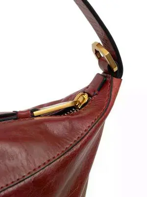 ALLSAINTS Luna Leather Shoulder Bag - Red