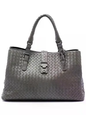 Bottega Veneta Silver Tone Travel Bags