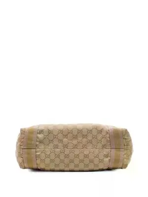 Gucci Gg Canvas Web Tote Bag - Neutrals