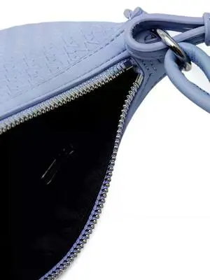 Armani Exchange Mini Monogram-embossed Braided-handle Shoulder Bag