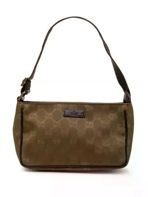 Gucci Gg Canvas Handbag - Brown