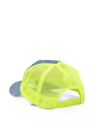 Kapital Logo-print Mesh-panel Baseball Cap - Yellow