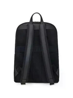 FERRAGAMO Monogram Embossed Calfskin Backpack