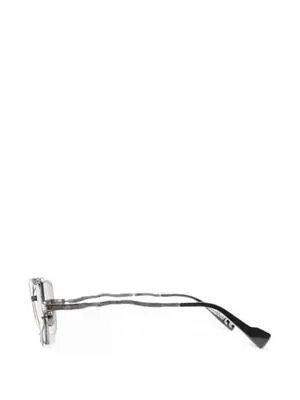 KUBORAUM Geometric Frame Sunglasses - Grey