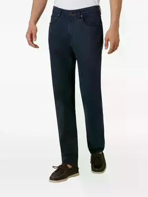 Boglioli Garment-dyed Five-pocket Trousers - Brown