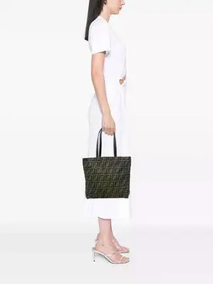 Fendi Zucca Canvas Tote Bag
