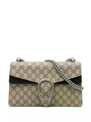 Gucci Gg Supreme Dionysus Shoulder Bag - Neutrals