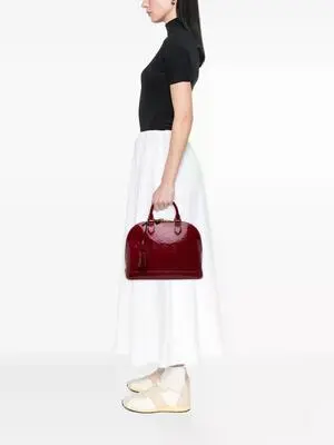 LOUIS VUITTON Monogram Vernis Alma Pm Handbag - Red
