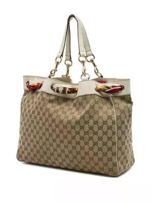 Gucci Gg Canvas Positano Tote Bag