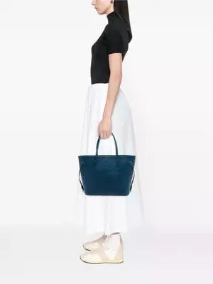 LOUIS VUITTON Epi Leather Neverfull Mm Tote Bag - Blue