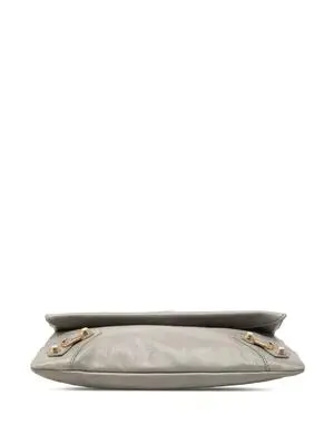 Balenciaga Lambskin Leather Clutch Bag - Grey