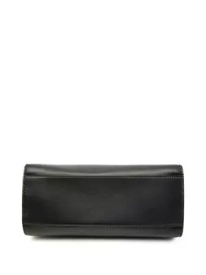Gucci Nappa Bamboo Web Nymphaea Top Handle Bag - Black