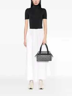 LOUIS VUITTON Monogram Mini Lin Josephine Pm Handbag - Grey