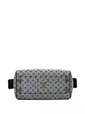 LOUIS VUITTON Monogram Mini Lin Josephine Pm Handbag - Grey