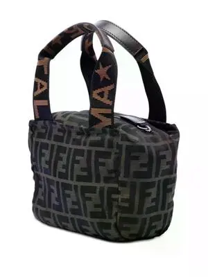 Fendi Mini Zucca Canvas Handbag - Brown