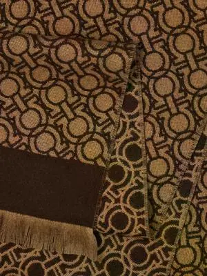FERRAGAMO Gancini Chain Scarf - Neutrals