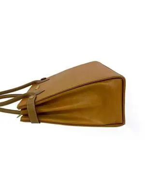 Burberry Calf Leather Handbag - Yellow