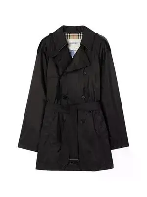 Burberry Mid-length Nylon Leadenham Trench Coat