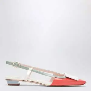 ROGER VIVIER Multicolour Belle Vivier Slingback Ballerinas In Patent Leather - Multicolor
