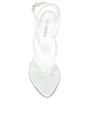 Retrofete Namby Wedge Sandal In Metallic Gold - White