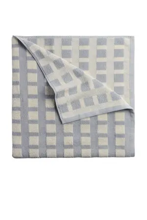 PARACHUTE Capri Check Beach Towel In Yellow - Sky