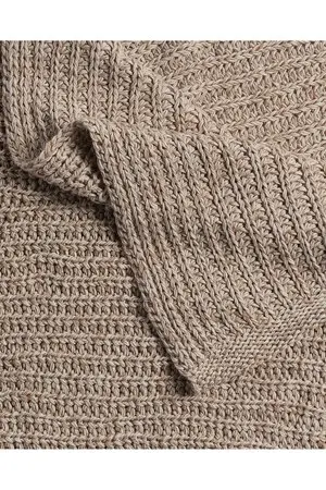 PARACHUTE Marled Cotton Throw In Red