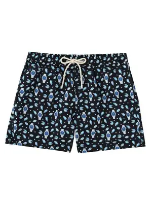 MC2 SAINT BARTH Costume Da Bagno Con Stampa - Black