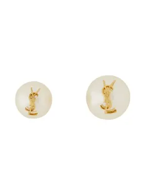 Saint Laurent Asymmetrical Earrings "cassandras