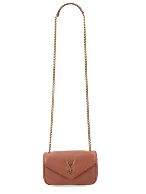 Saint Laurent Borsa "loulou" Mini - Brown