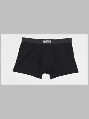 MAISON MARGIELA Boxer In Cotone Con Logo