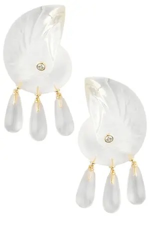 Éliou Cova Shell Pendant Necklace - Clear