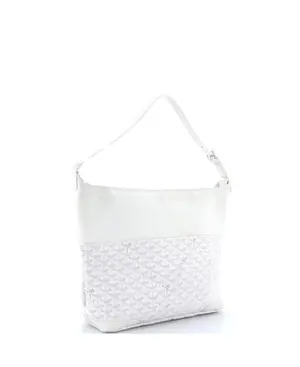 Goyard Grenadine Hobo Coated Canvas With Leather