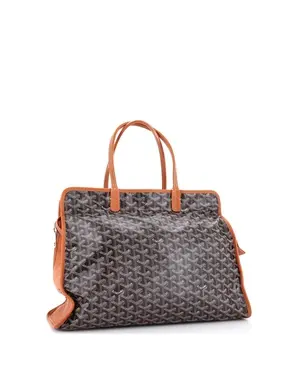 Goyard Pm Hardy Pet Carrier Coated Canvas