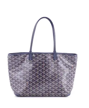 Goyard Mm Artois Tote Coated Canvas - Blue