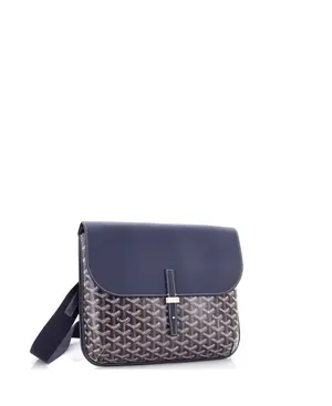 Goyard Coursier Messenger Bag Coated Canvas And Leather