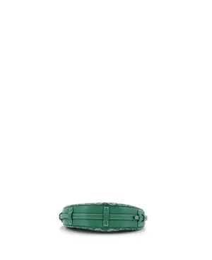Goyard Hirondelle Shoulder Bag Coated Canvas And Leather - Green