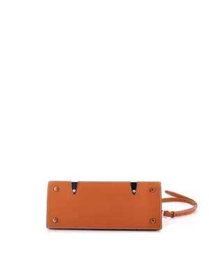 Goyard Pm Saigon Top Handle Bag Coated Canvas With Leather