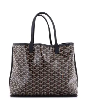Goyard Pm Anjou Reversible Tote Coated Canvas - Black