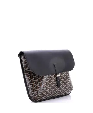 Goyard Coursier Messenger Bag Coated Canvas And Leather