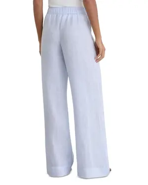REISS Petite Riley Linen Pants